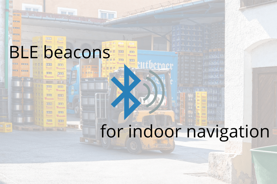 BLE beacons for indoor navigation
