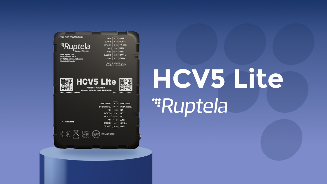Hands-on guide: Ruptela HCV5 Lite